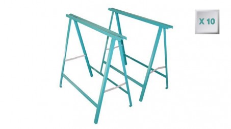 Lot de 10 paires de tréteaux TRET-METAL | Jouanel Industrie